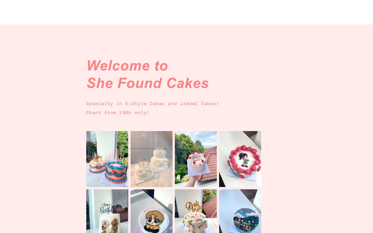 She Found Cakes